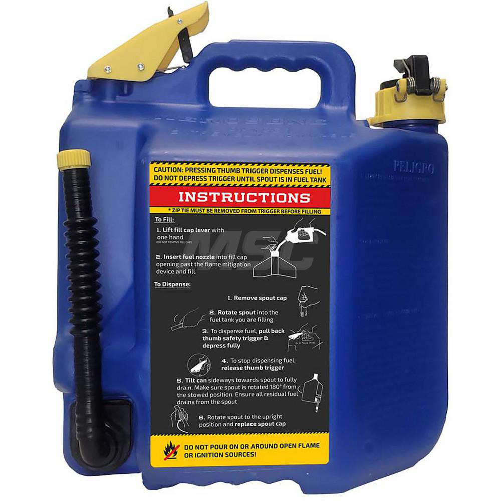 Sure Can - Safety Can: 5 gal, Polyethylene | MSC Direct