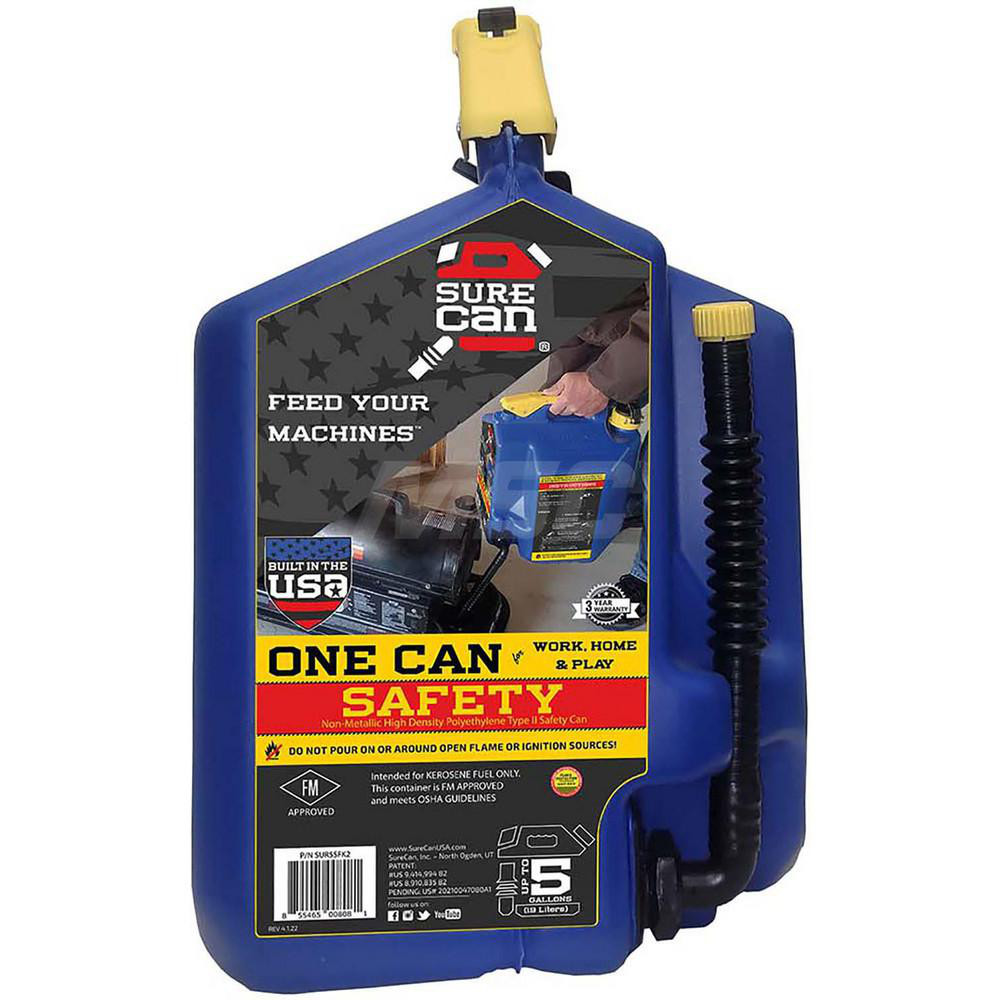 Sure Can - Safety Can: 5 gal, Polyethylene | MSC Direct