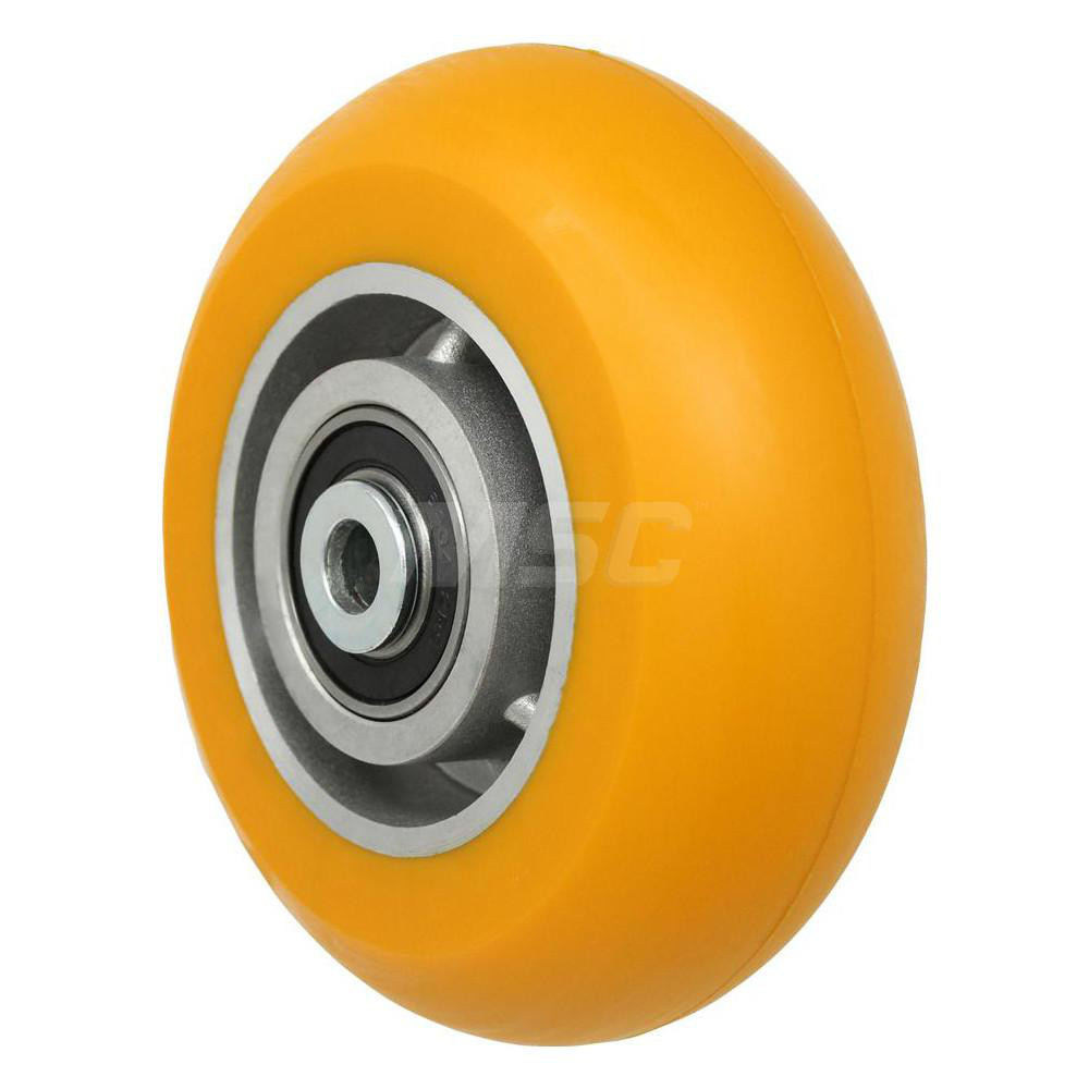 Durable Superior - Rigid Caster Wheel: Polyurethane, 6" Dia, 2" Wide, 1 ...