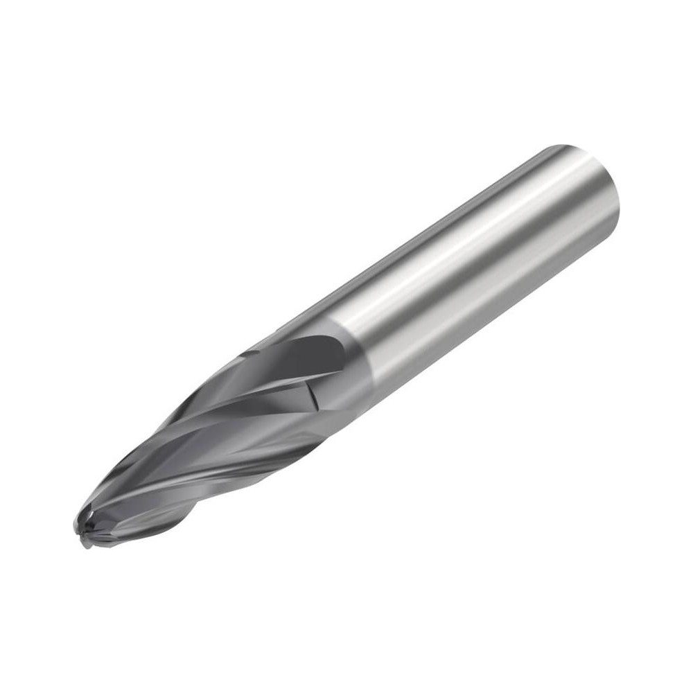 Seco - Tapered End Mill: 20 deg Angle per Side, 22.05 mm LOC, 4 Flute ...