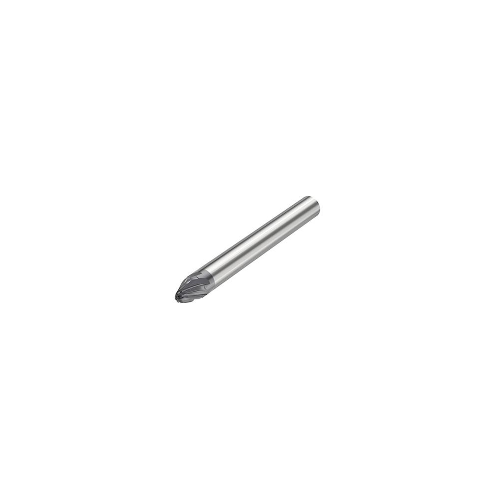 Seco - Tapered End Mill: 20 deg Angle per Side, 12.94 mm LOC, 6 Flute ...