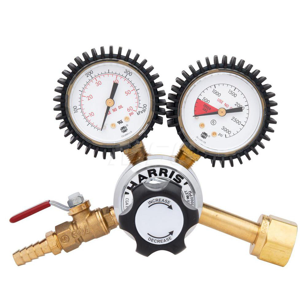 Harris Products - 1/4" 30PSI BRS CO2 BEVERAGE REGULATOR | MSC Direct