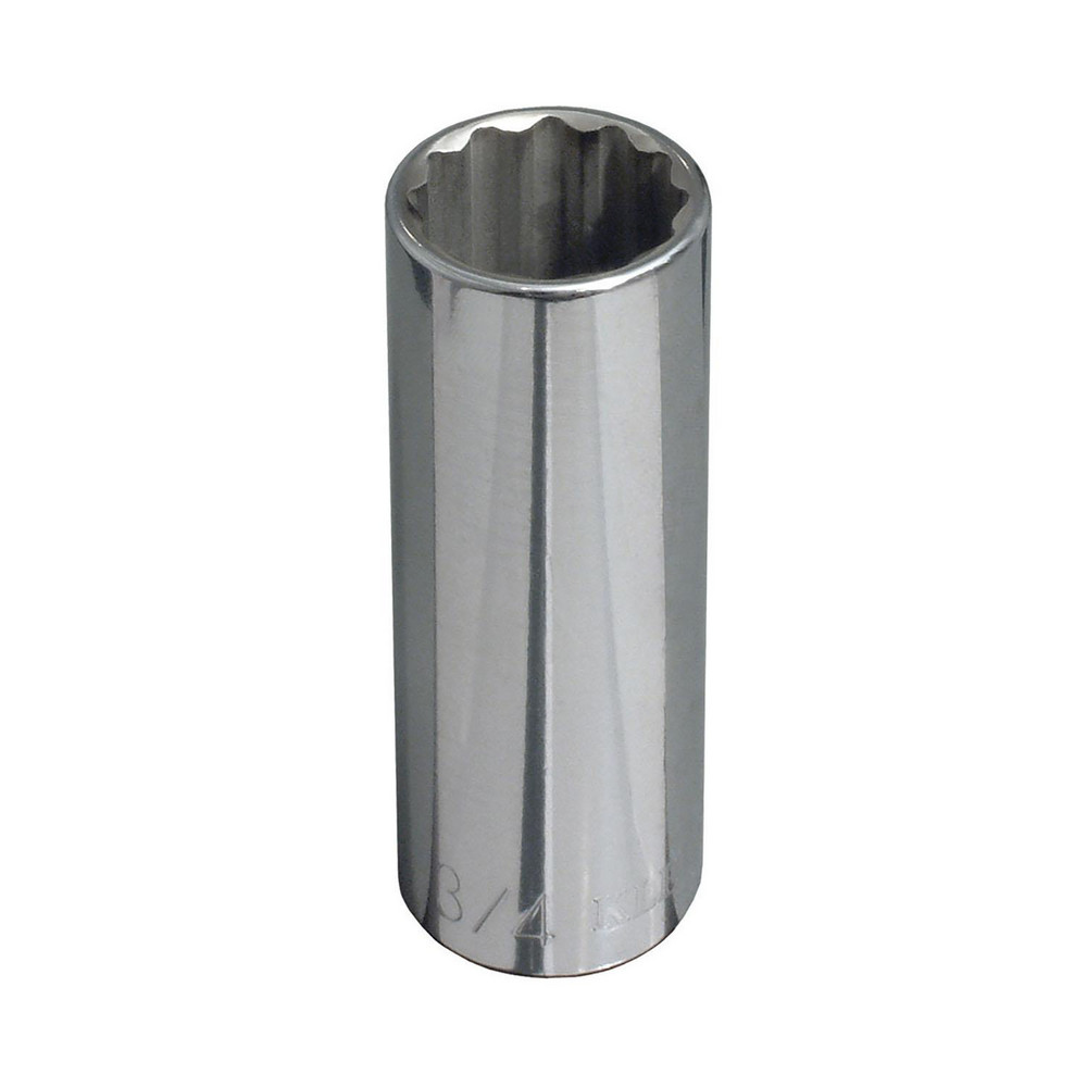 Klein Tools - Deep Hand Socket: 1/2" Drive, 9/16" Socket, 12-Point ...