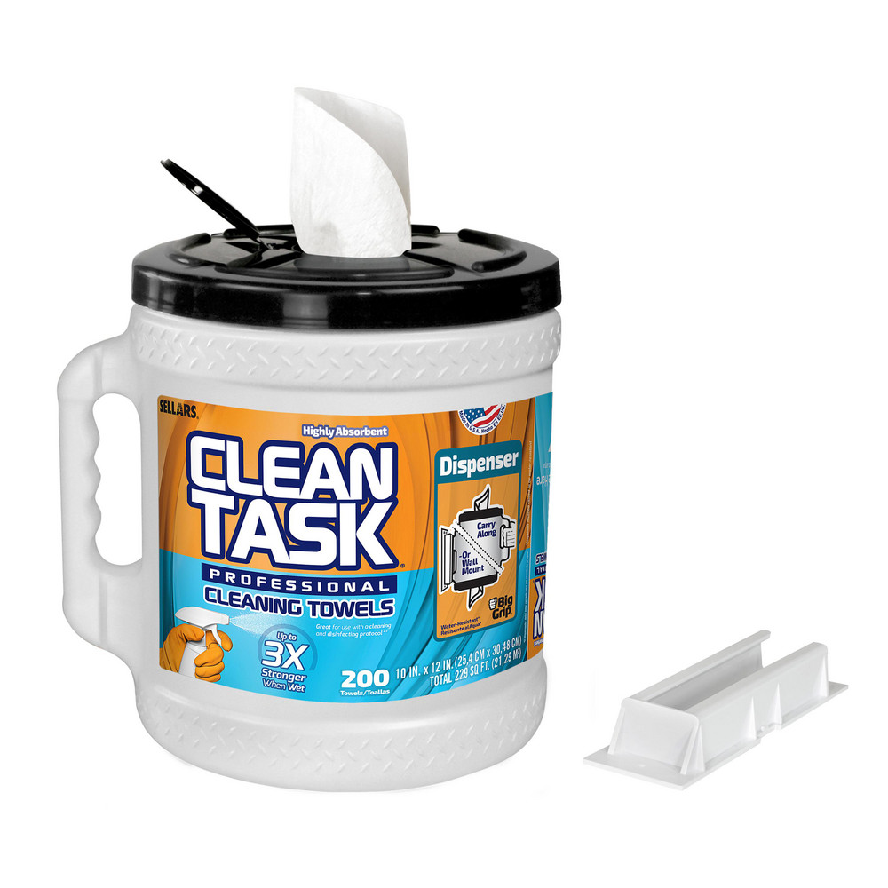 Sellars - CLEAN TASK Professional Towels: Dry, 200 Sheets/Bucket, Big ...