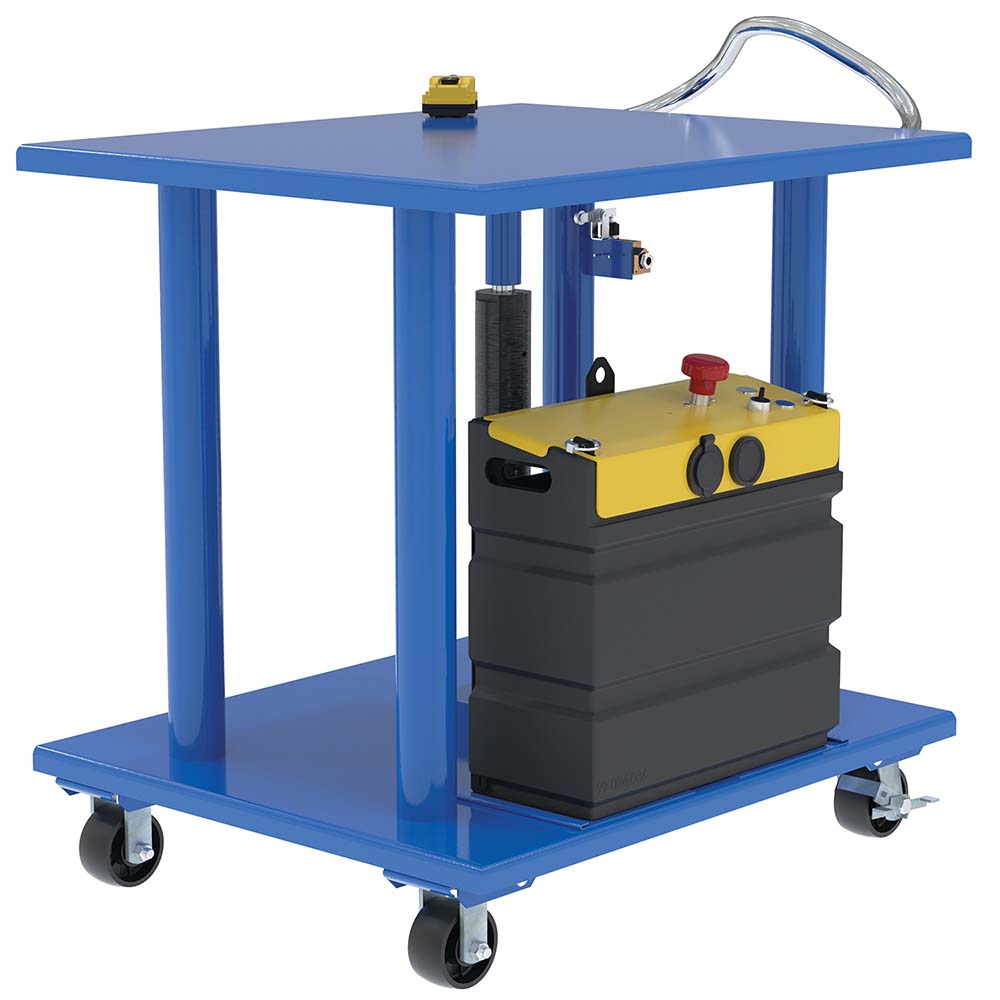 Vestil - Mobile Battery Lift Table: 2,000 lb Capacity, 36-1/2 to 54-1/2 ...