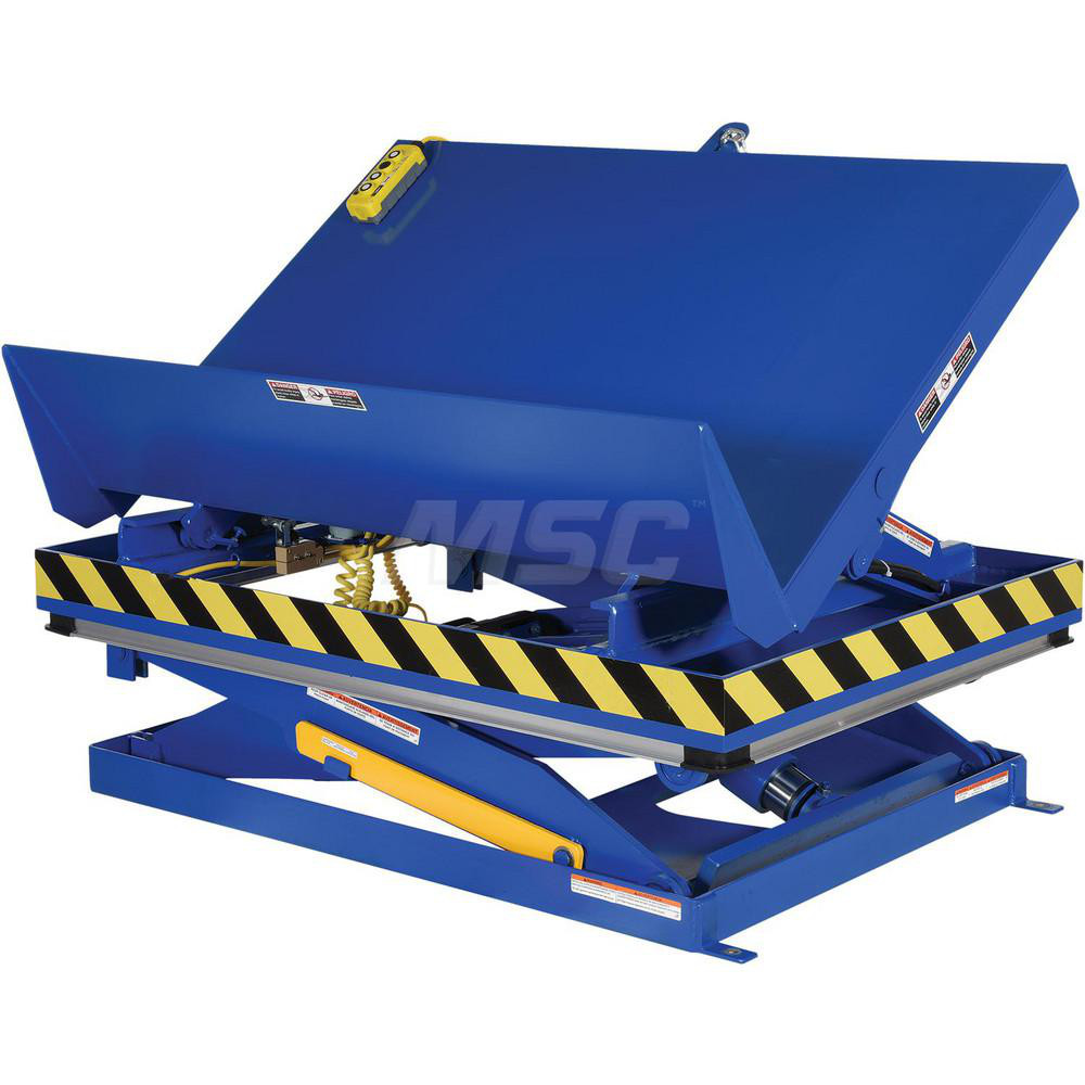 Vestil - Scissor Table: 4,000 lb Capacity, 45 ° Tilt Angle | MSC Direct