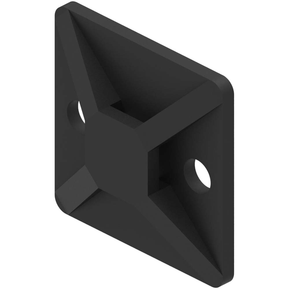 Burndy - Cable Tie Mounting Bases: Screw, Screw Mount, Four-Way ...