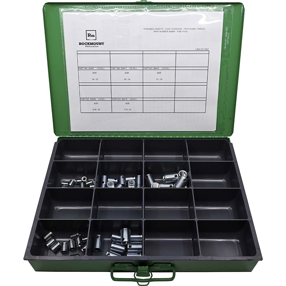 Rockmount Research and Alloys - Thread Locking Insert Kit, Fractional ...