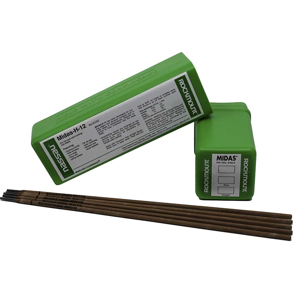 Rockmount Research and Alloys - Midas H-12 Welding Electrode: 3/32" Dia ...