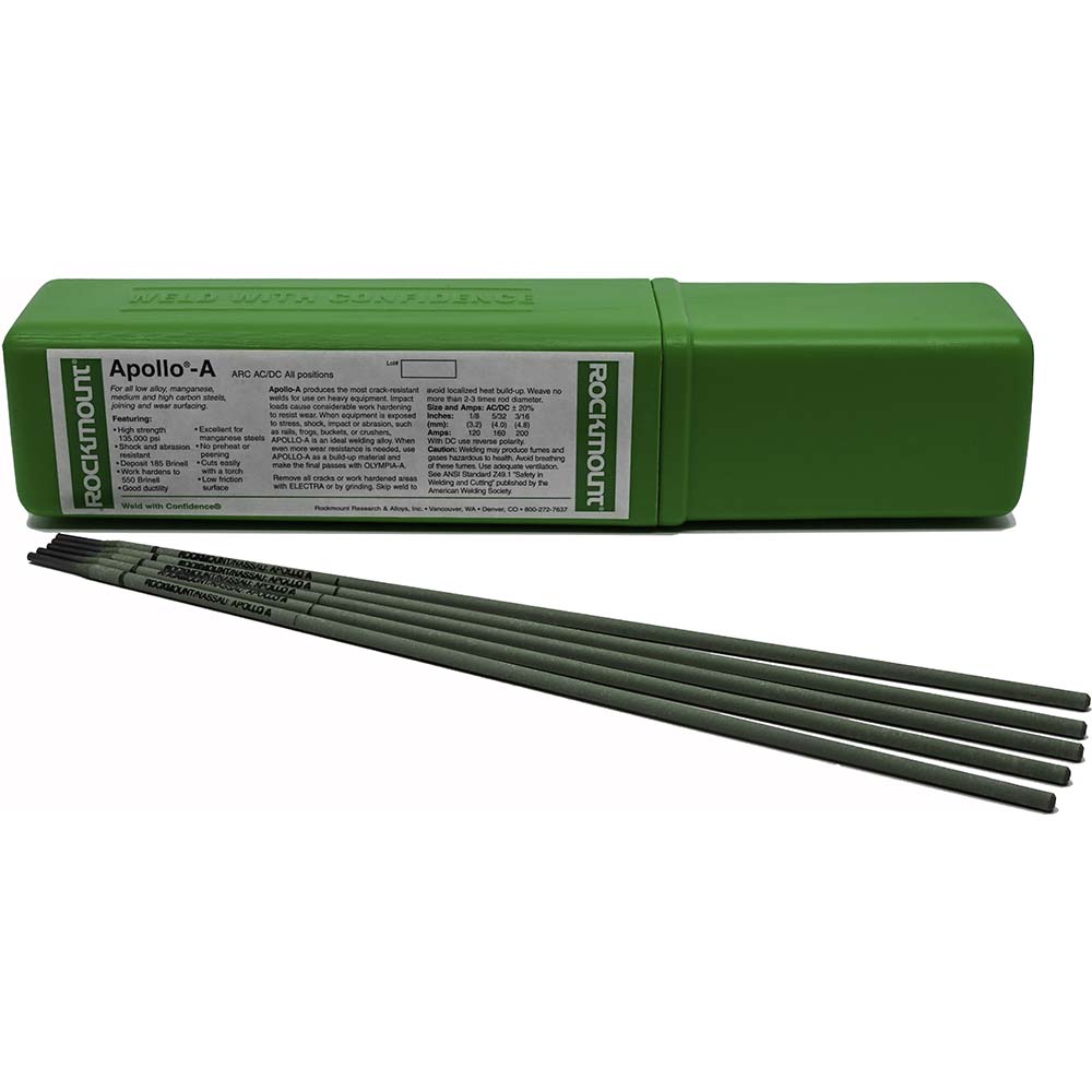 Rockmount Research and Alloys - Apollo A Welding Electrode: 3/16" Dia ...
