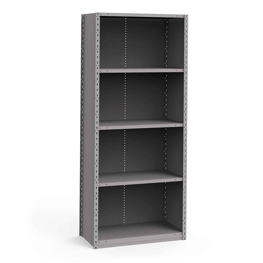 Rousseau Metal - Closed Shelving Starter Unit: 5 Shelves | MSC Direct