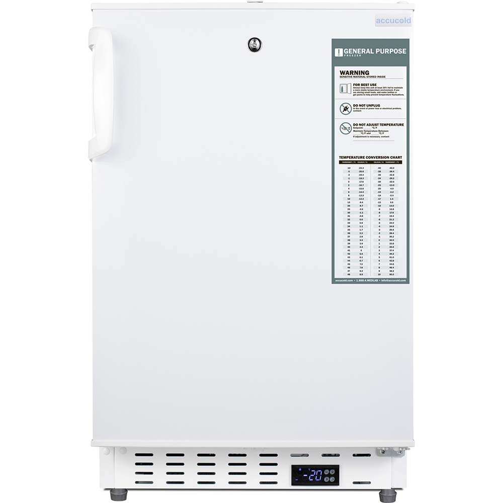 Accucold - Pharmacy, Medical-Laboratory Freezer: 3 cu ft Capacity, -25 ...