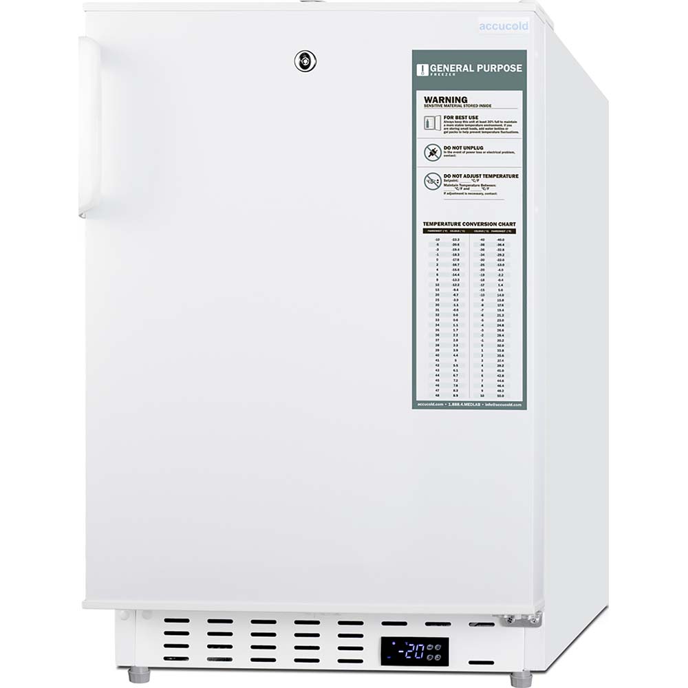 Accucold - Pharmacy, Medical-Laboratory Freezer: 3 cu ft Capacity, -25 ...