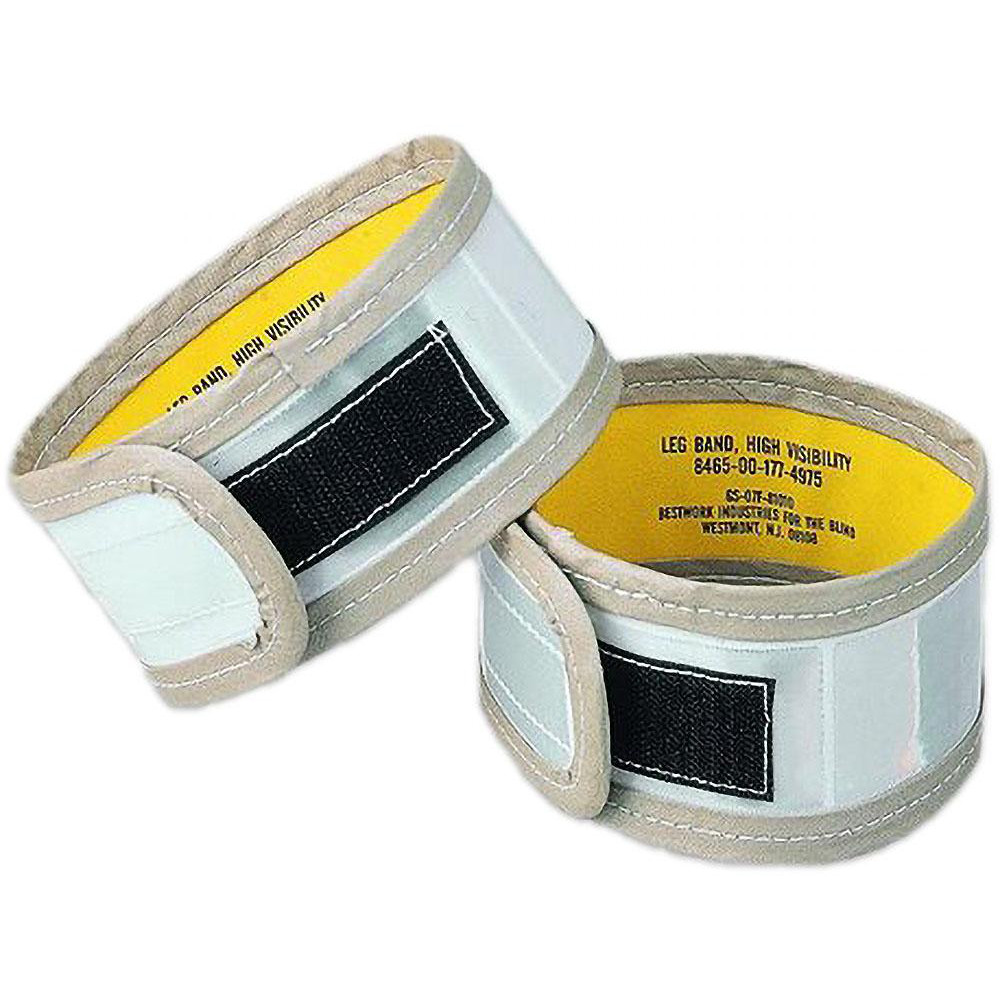 AbilityOne - Reflective Arm & Leg Bands: Type: Leg; Color: Silver ...