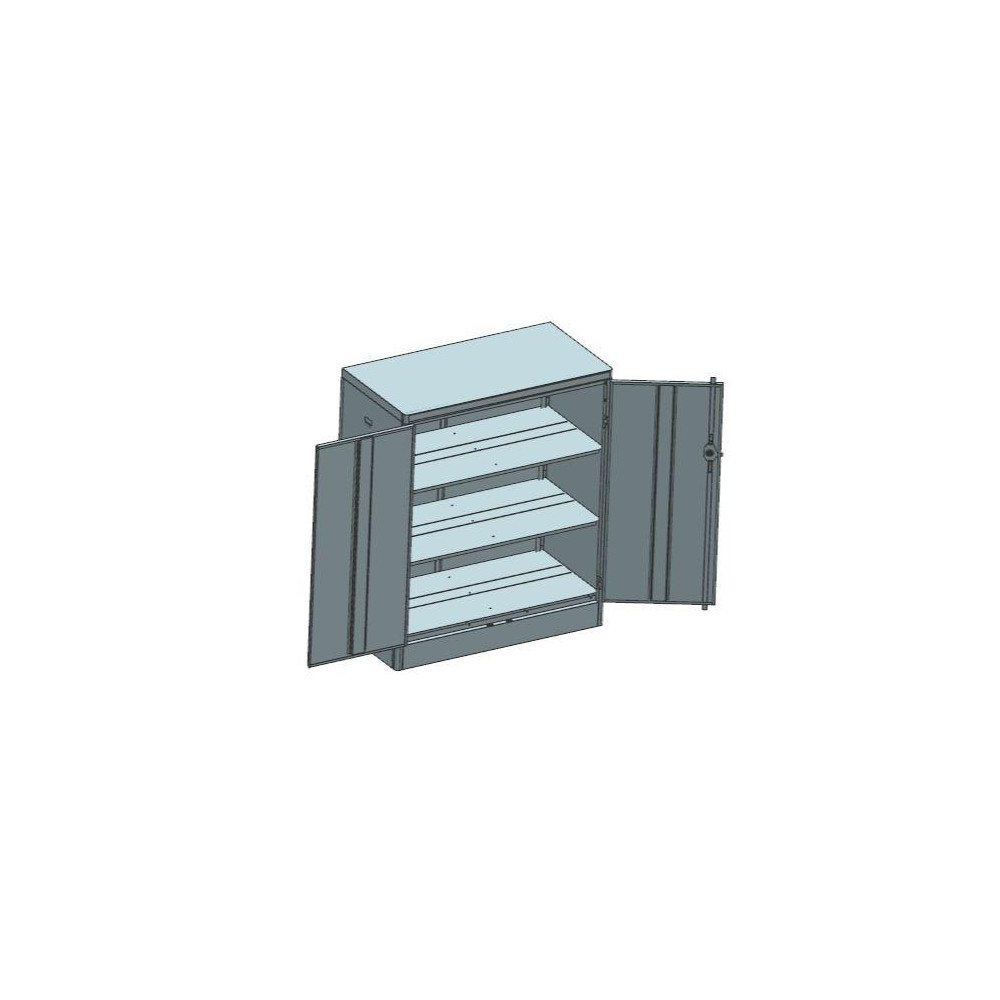 Value Collection - Steel Locking & Storage Cabinet: 36" Wide, 18" Deep ...