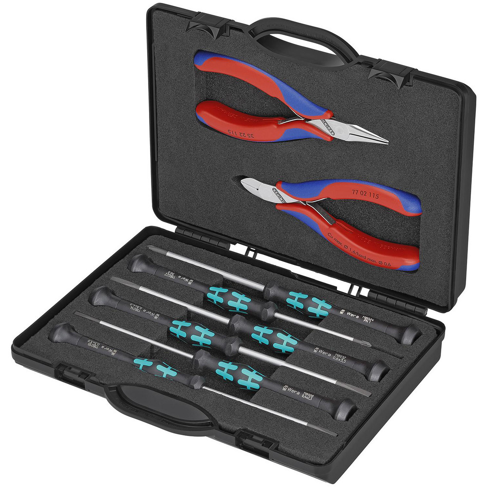 Knipex - Electronics Tool Set: 8 Pc | MSC Direct