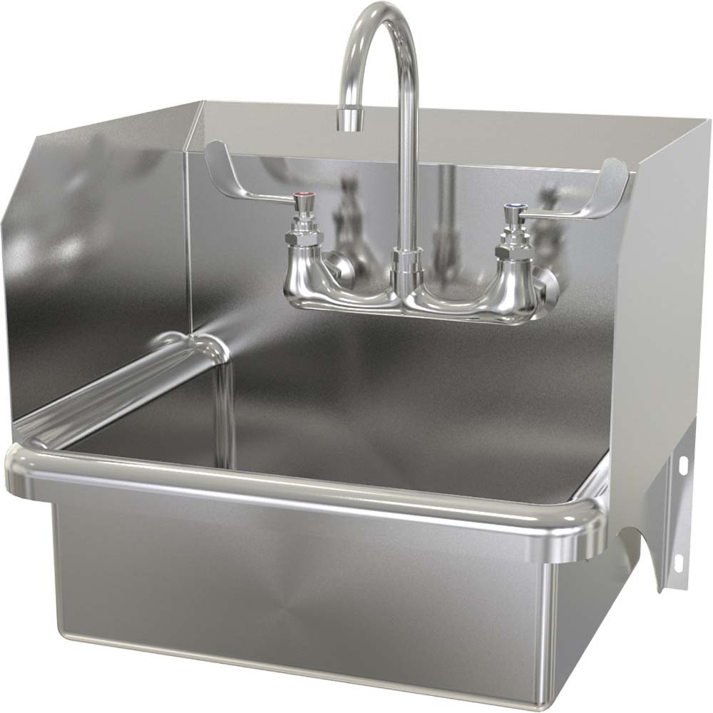 SANI-LAV - Wash Sink: Wall Mount, 304 Stainless Steel | MSC Direct