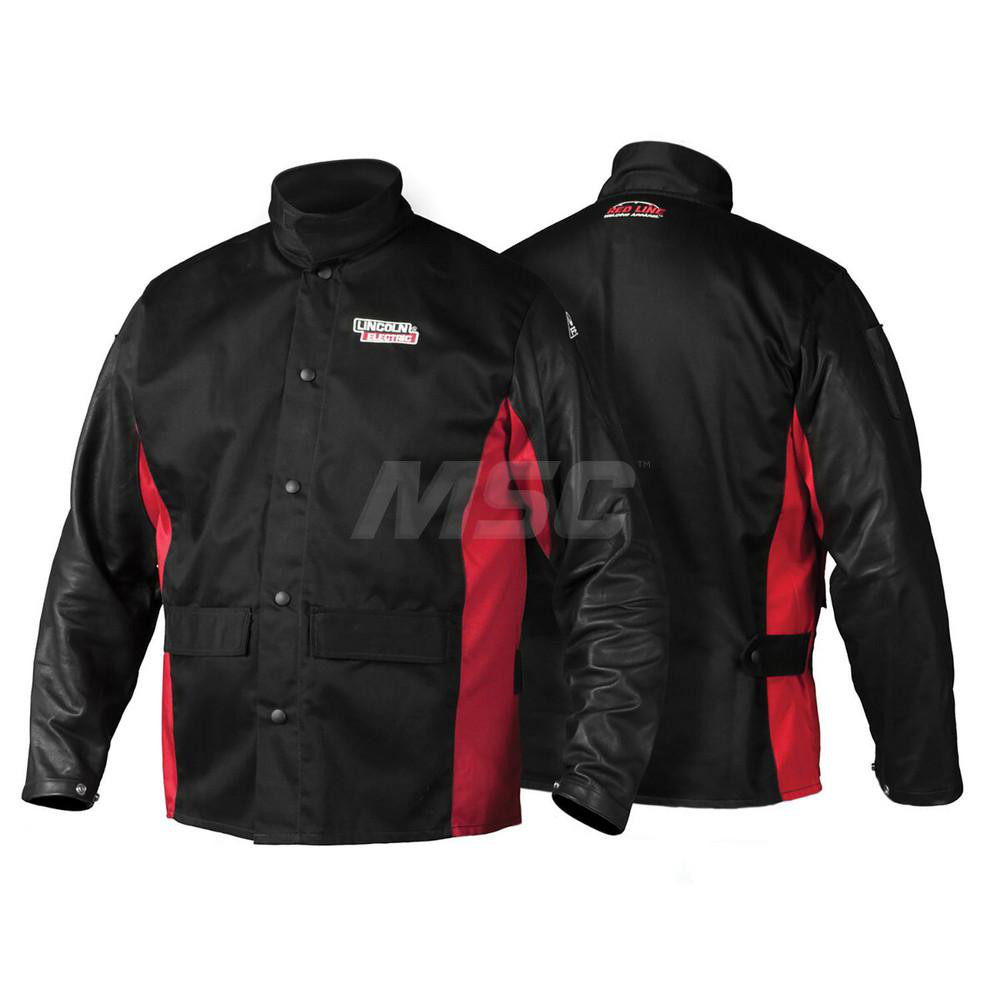 Lincoln Electric - Jacket: Size Medium, Cotton, Button Closure | MSC Direct