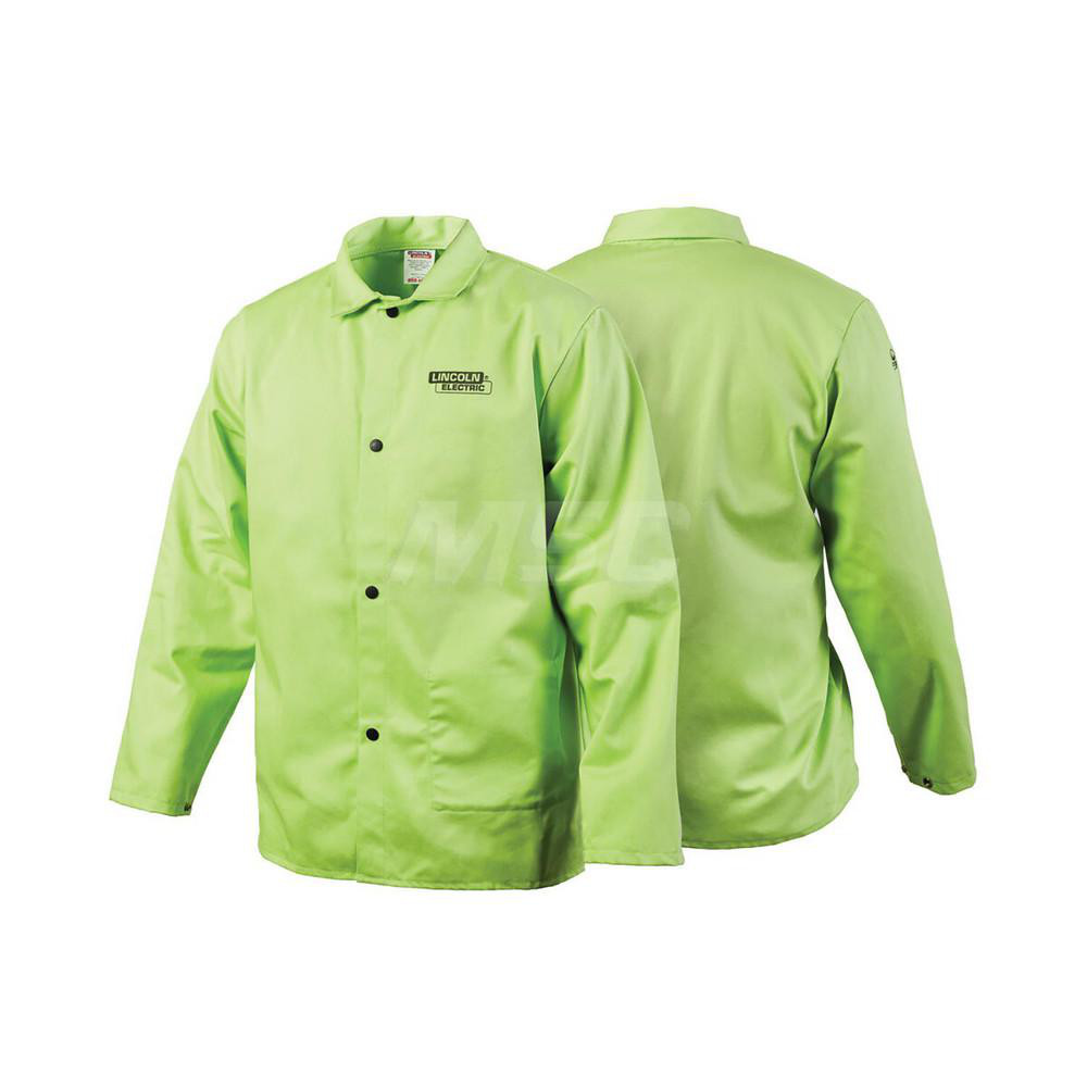 Lincoln Electric - Jacket: Size Large, Cotton, Snaps Closure | MSC Direct