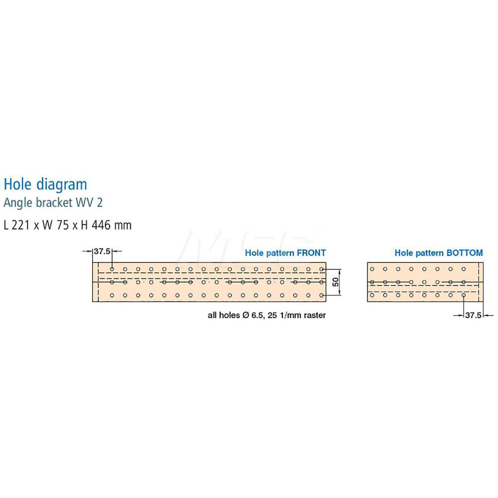 Isel USA - Angle Plates: Machined Holes, 3, Standard | MSC Direct