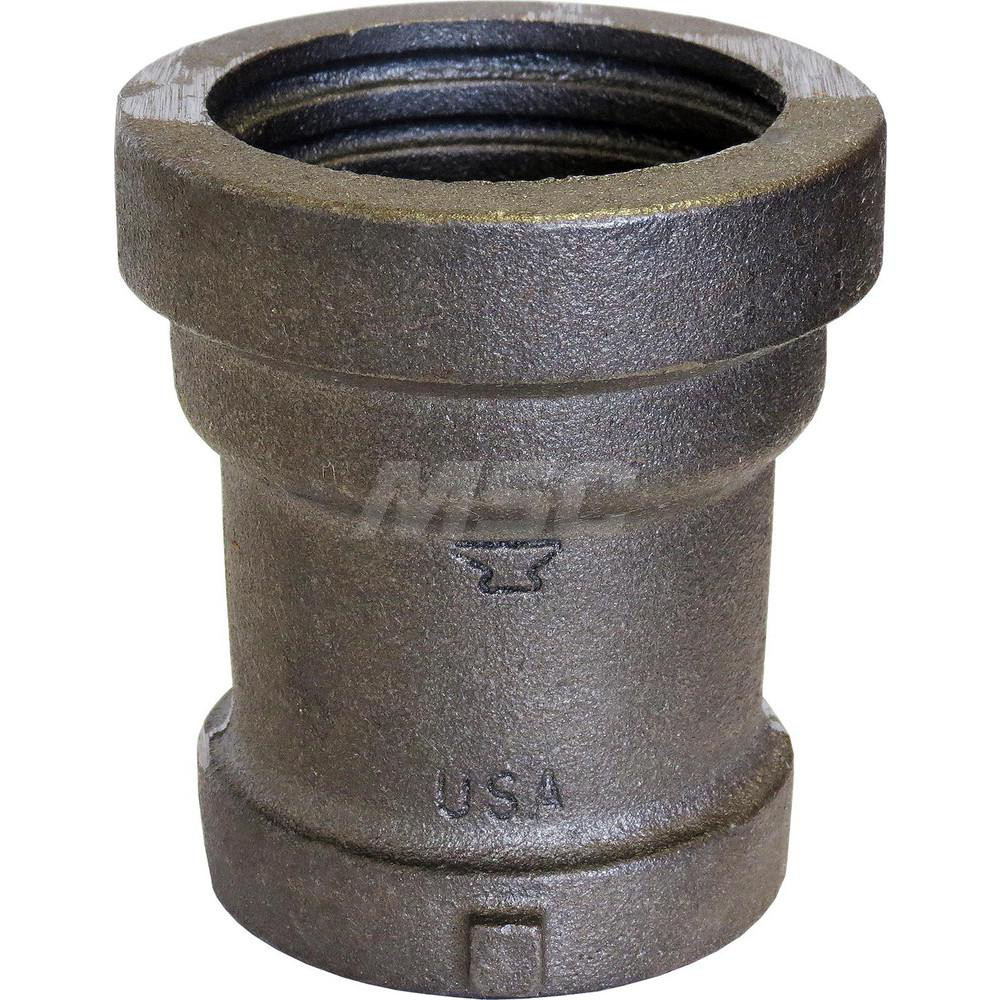 Anvil - Black Tucker Connection: 1-1/2", Thread x Thread | MSC Direct
