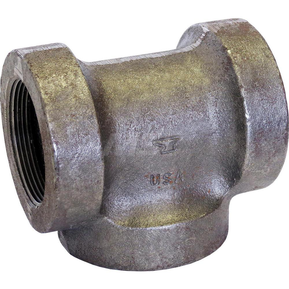 Anvil - Black Tee: 1-1/2", Thread x Thread | MSC Direct