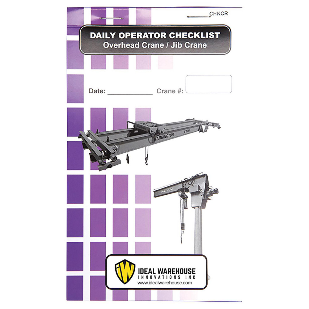 Ideal Warehouse Innovations Inc. - Inspection Checklist: Crane | MSC Direct