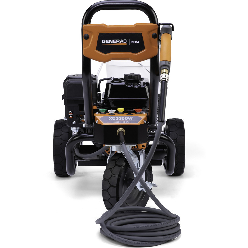 Generac Power - Pressure Washer: 3,300 psi, 3 GPM, Gas, Cold Water ...