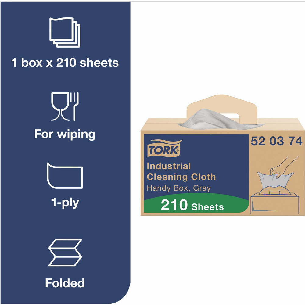 Tork - Cleaning Wipes: Dry, 210 Ct | MSC Industrial Supply Co.