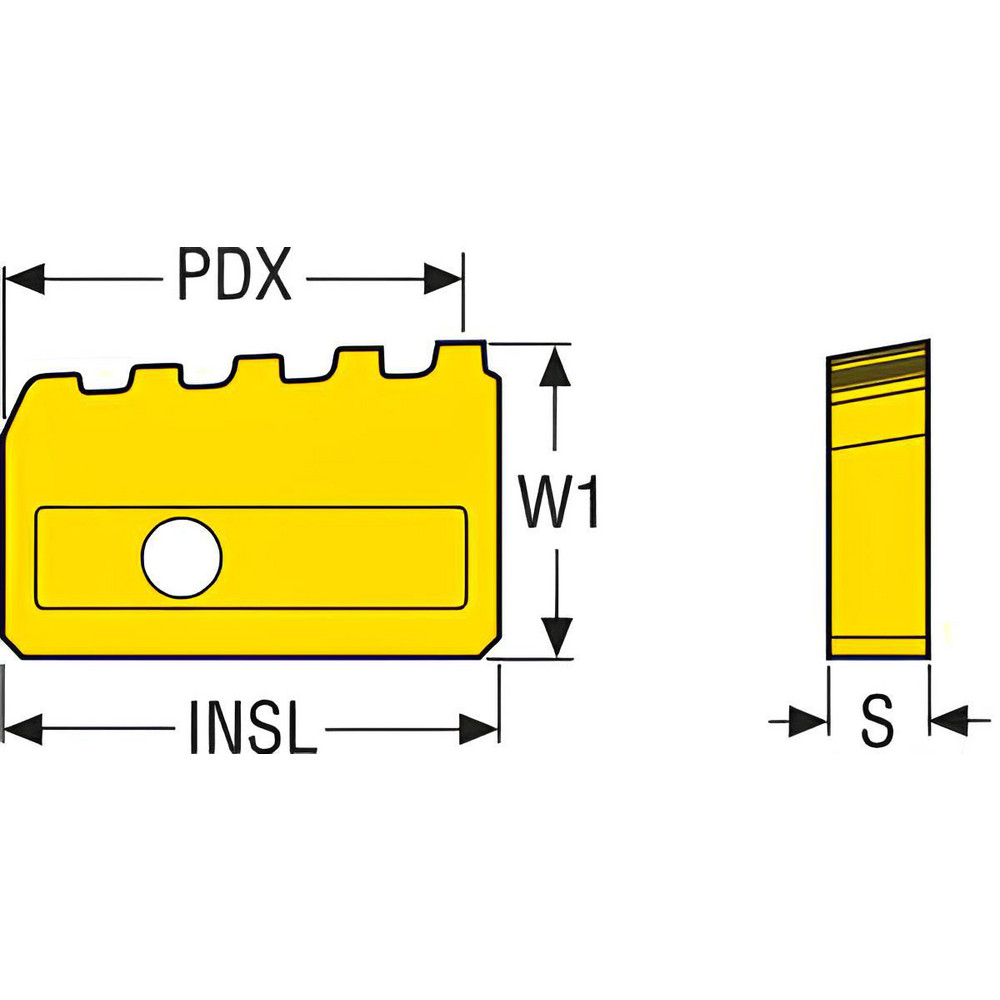 Seco - Laydown Threading Insert: API_BTC_5TPI_1/16_EXT, Carbide | MSC ...