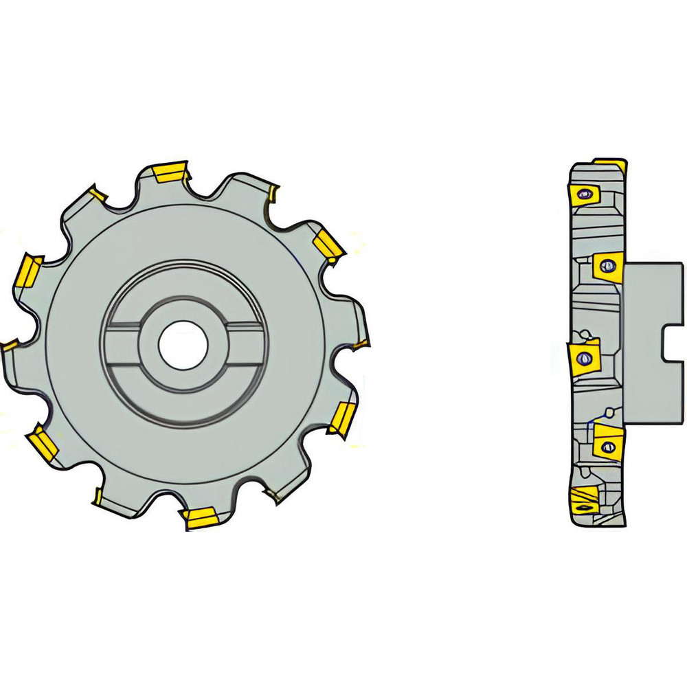 Seco - Indexable Slotting Cutter: 3/4" Cutting Width, 6" Cutter Dia ...