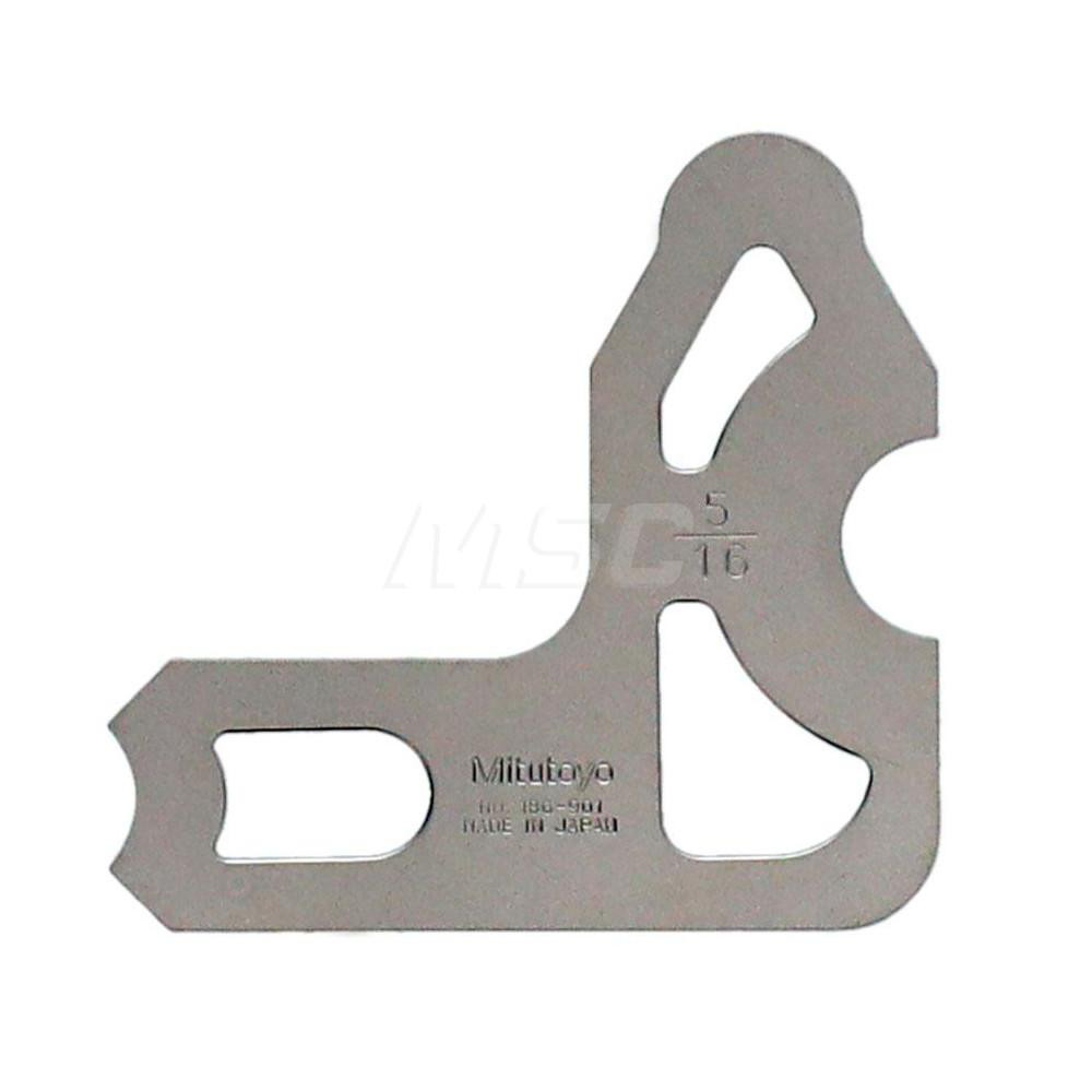 Mitutoyo - Radius Gages: Minimum Radius: 0 in; Maximum Radius: .3125 in ...