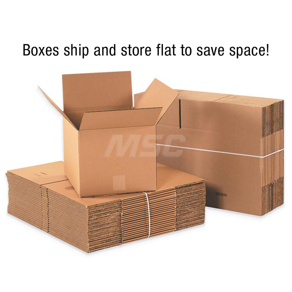 Value Collection - Corrugated Shipping Box: 18" Long, 18" Wide, 24 ...