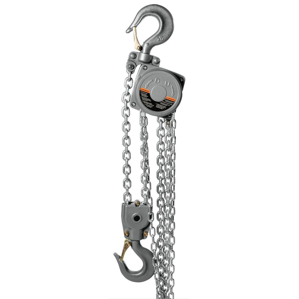 Jet - Manual Hand Chain Hoist with Overload Protection Hoist: 30' Max ...