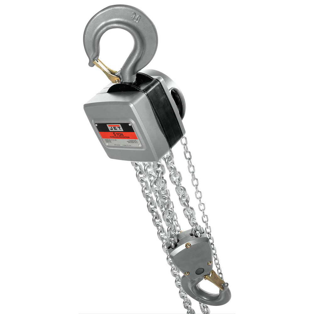 Jet - Manual Hand Chain Hoist with Overload Protection Hoist: 11200 lb ...