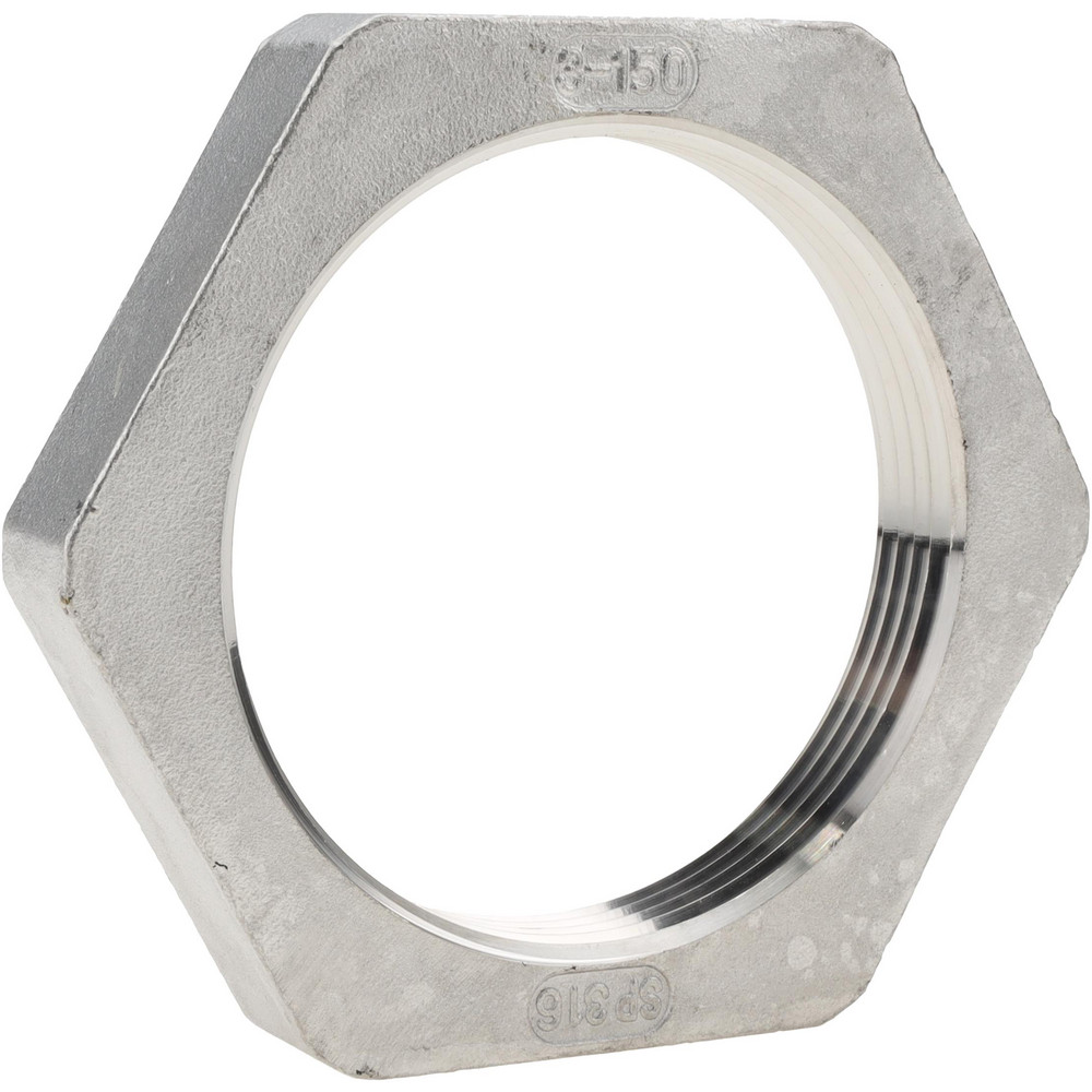Value Collection - Pipe Lock Nut: 3", 316 Stainless Steel | MSC Direct
