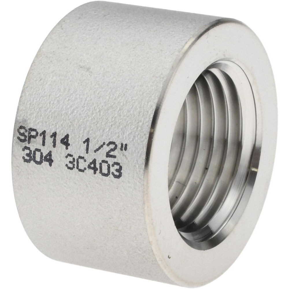 Value Collection - Pipe Half Coupling: 1/2", 304 Stainless Steel | MSC ...
