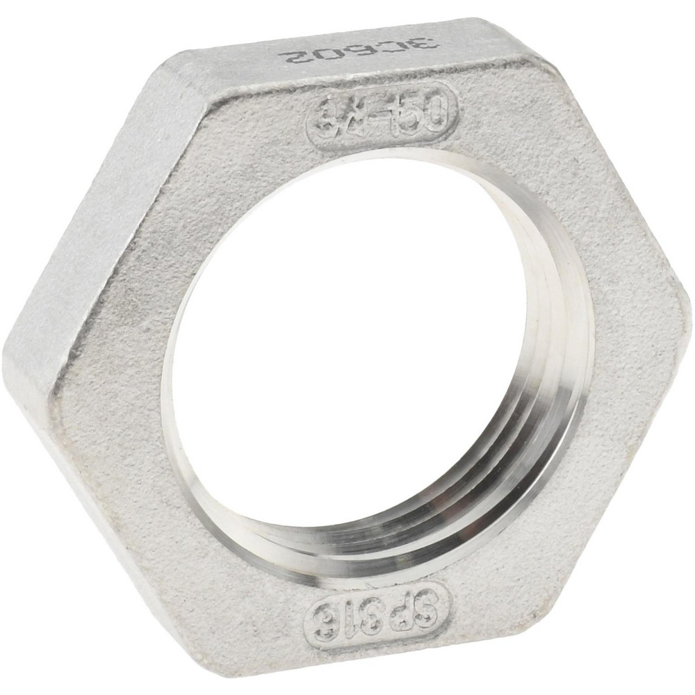 Value Collection - Pipe Lock Nut: 3/4", 316 Stainless Steel | MSC Direct