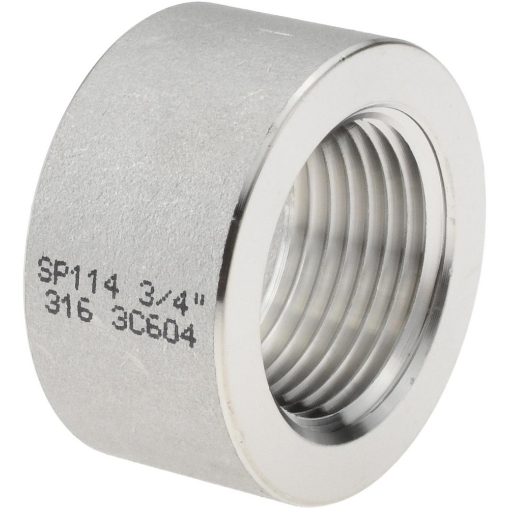 Value Collection - Pipe Half Coupling: 3/4", 316 Stainless Steel | MSC ...