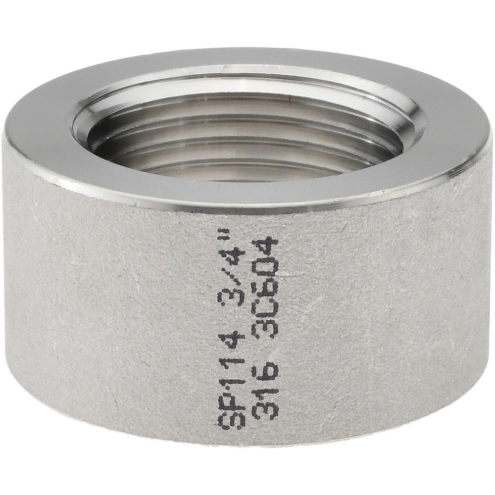 Value Collection - Pipe Half Coupling: 3/4", 316 Stainless Steel | MSC ...