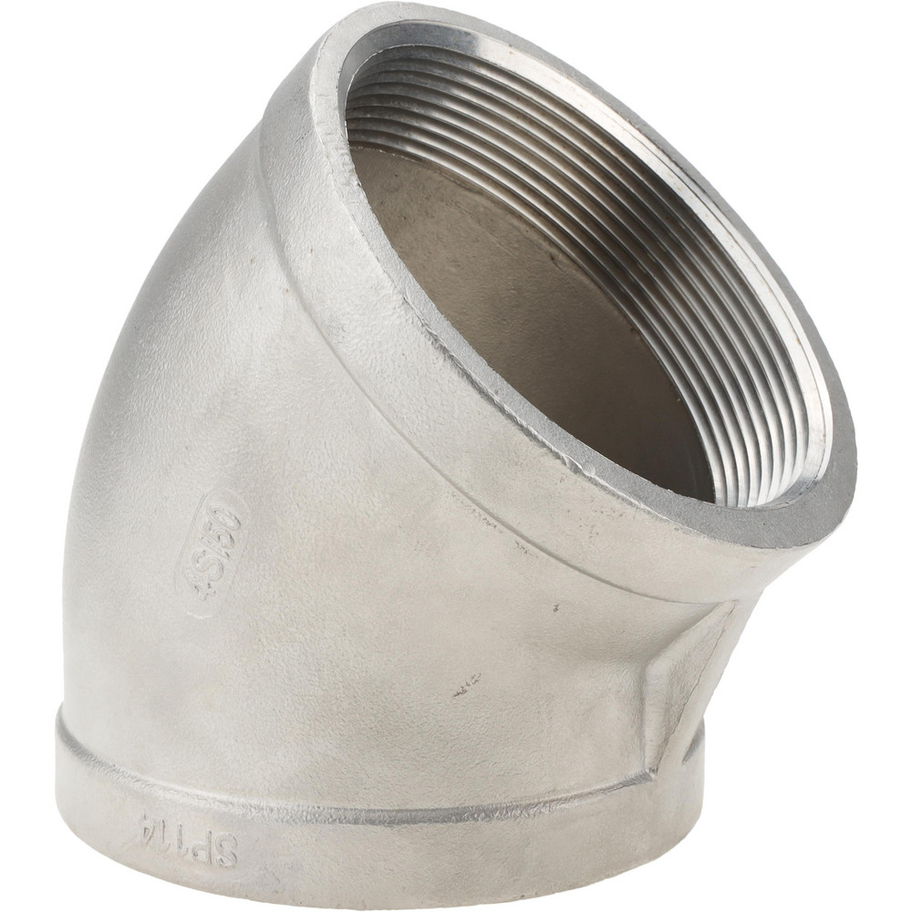 Value Collection - Pipe 45 deg Elbow: 4", 304 Stainless Steel | MSC Direct