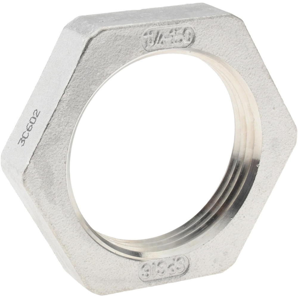Value Collection - Pipe Lock Nut: 1-1/4", 316 Stainless Steel | MSC Direct