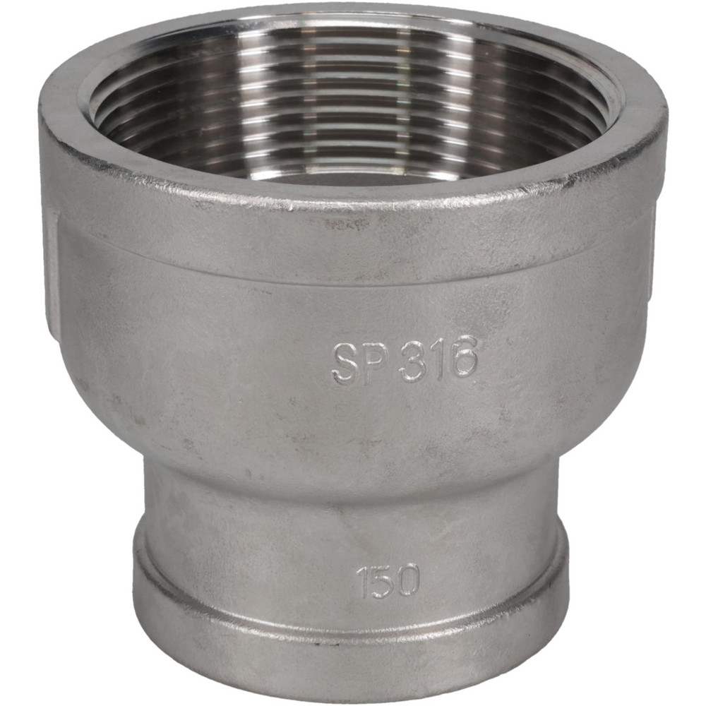 Value Collection - Pipe Reducing Coupling: 3 x 2", 316 Stainless Steel ...