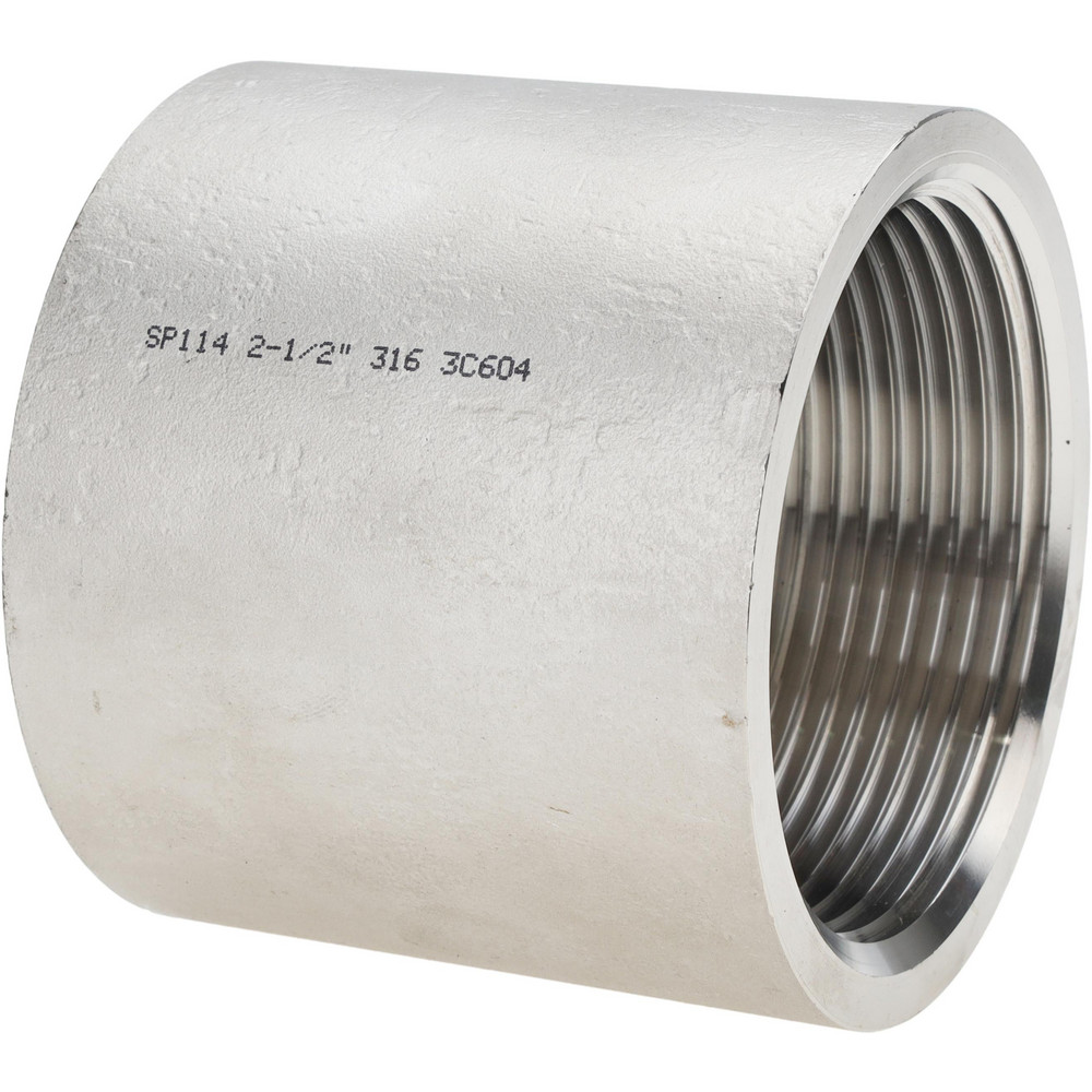 Value Collection - Pipe Coupling: 2-1/2", 316 Stainless Steel | MSC Direct
