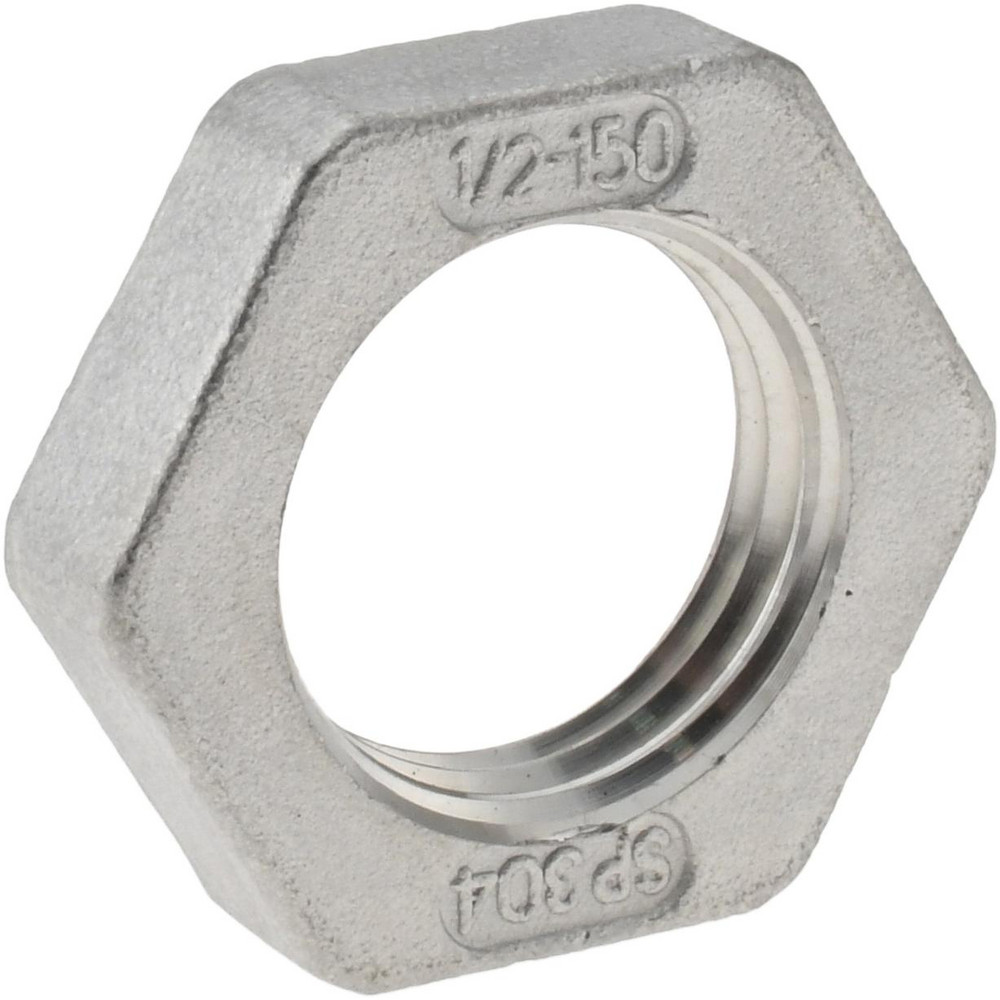 Value Collection - Pipe Lock Nut: 1/2", 304 Stainless Steel | MSC Direct