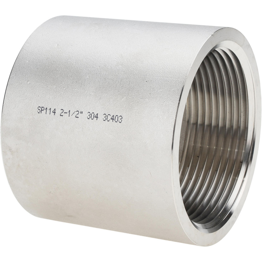 Value Collection - Pipe Coupling: 2-1/2", 304 Stainless Steel | MSC Direct