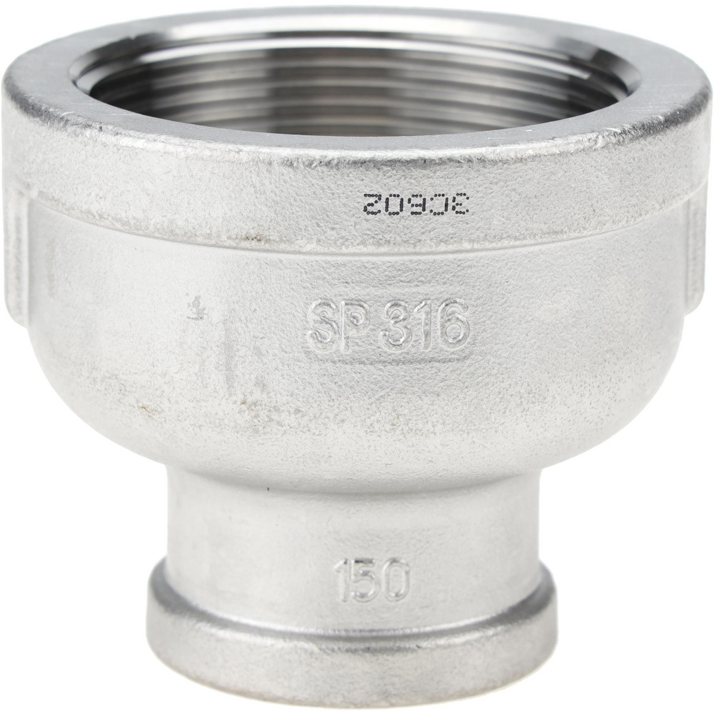 Value Collection - Pipe Reducing Coupling: 2 x 1", 316 Stainless Steel ...