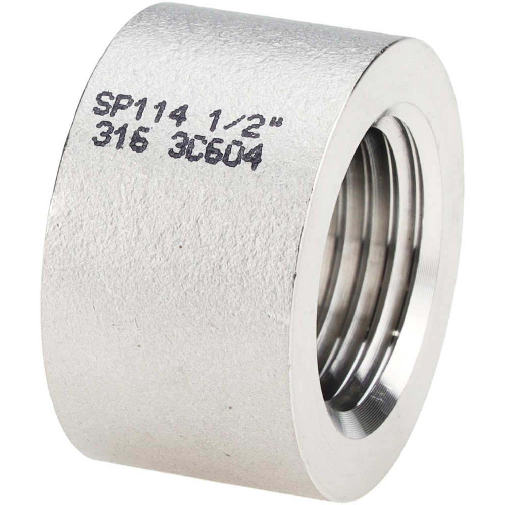 Value Collection - Pipe Half Coupling: 1/2", 316 Stainless Steel | MSC ...