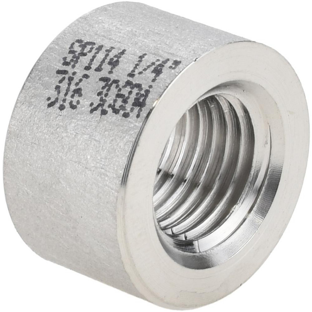 Value Collection - Pipe Half Coupling: 1/4", 316 Stainless Steel | MSC ...