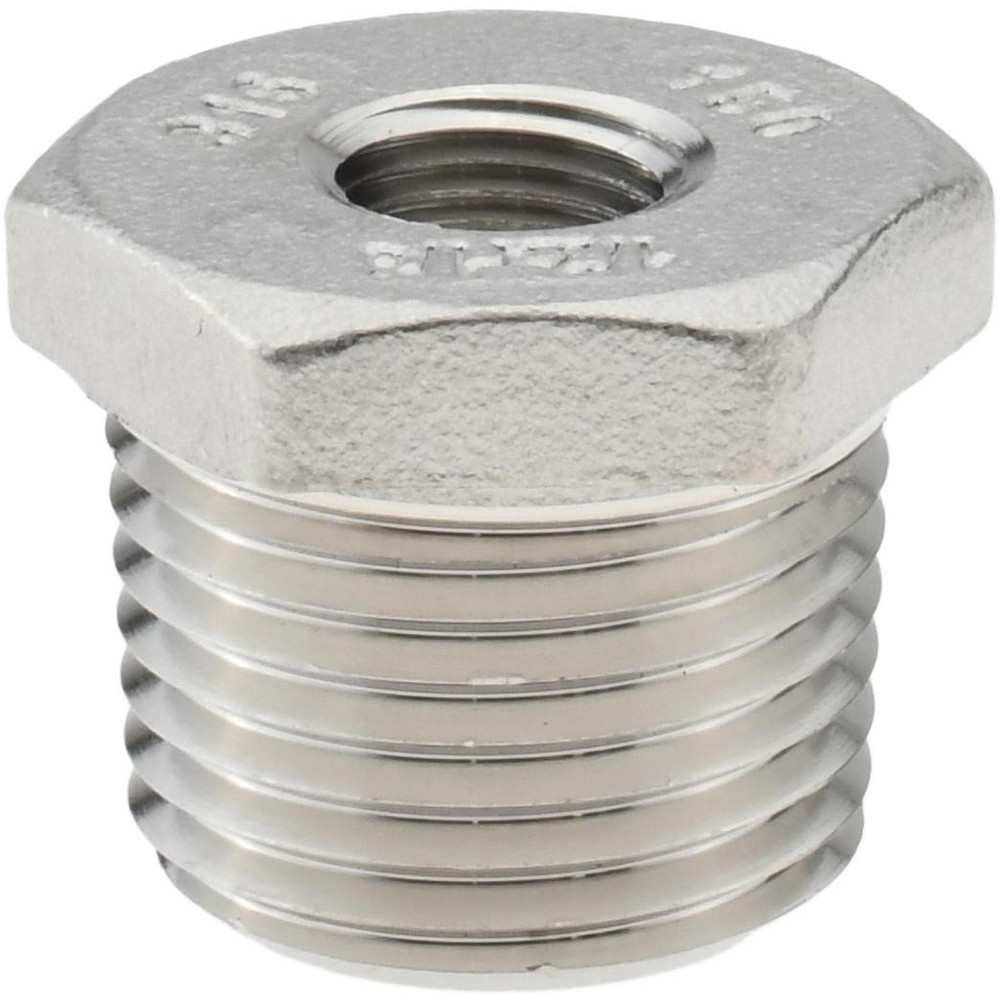 Value Collection - Pipe Hex Bushing: 1/2", 316 Stainless Steel | MSC Direct